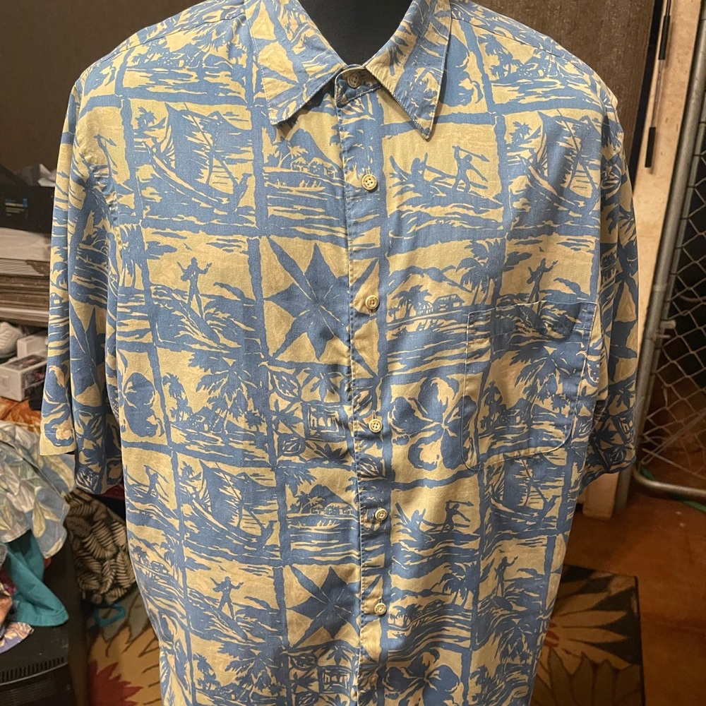 Preowned Reyn Spooner Commemorative Classics Blue Men… - Gem